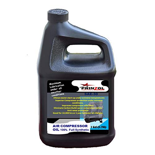 Amazon.com: Air Compressor Oil Full Synthetic 1 Gal Bottle : Tools ...