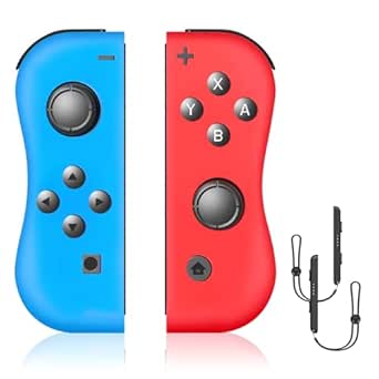 Switch Controller Compatible with Switch/Lite/OLED, 2 Sets of Wireless Controllers with Dual ...