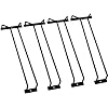 MBCARE Wine Glass Rack, Under Cabinet Wine Glass Holder Alloy Steel Stemware Glass Rack ...