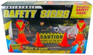Amazon.com: Inflatable Safety Signs (3 piece set) : Office Products