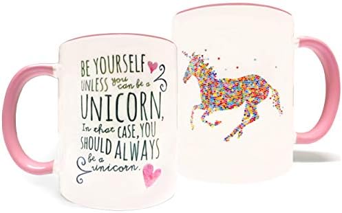 Amazon.com: YouNique Designs Inappropriate Unicorn Coffee Mug, 11 ...
