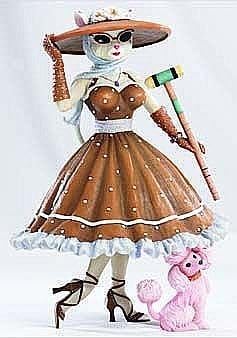 Amazon.com: Kitty O Retro Alley Cat RETIRED Figurine by Margaret Le Van ...