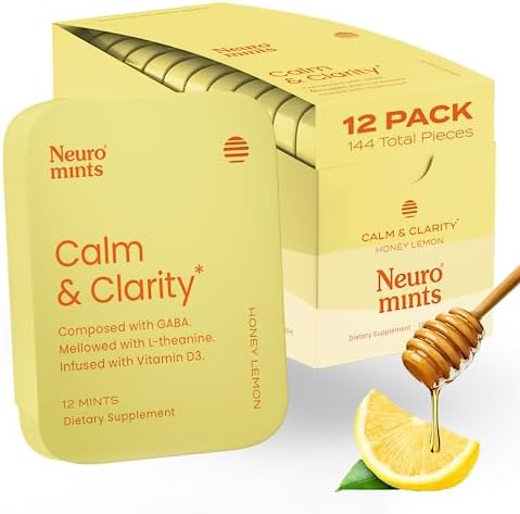 Amazon.com: NeuroGum Calm & Clarity Mints (144 Pieces) - Sugar Free with L-theanine + GABA ...