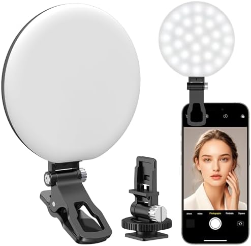 Amazon.com: Anautin 60 LED Ring Light, Rechargeable Selfie With Front ...