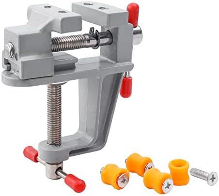 Mesee Small Table Bench Vice Adjustable Mini Workbench Clamps Jewelry ...