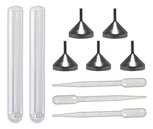 Riverrun Perfume Decanting Kit 2 Measuring Tubes 5 Metal Funnels 20 ...