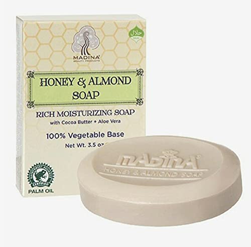 Amazon.com : Almond Oil & Honey Natural Soap Herbal Cocoa Butter Aloe ...