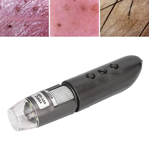 Skin Hair Scalp Detector, 1000X Handheld WiFi USB Camera Skin Analyzer ...