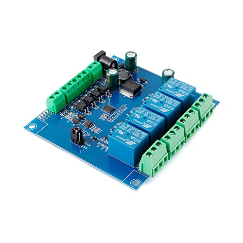Snapklik.com : Modbus-Rtu 7-24V 4 Channel Relay Module Switch Modbus RTU Switch Input Output 5V ...