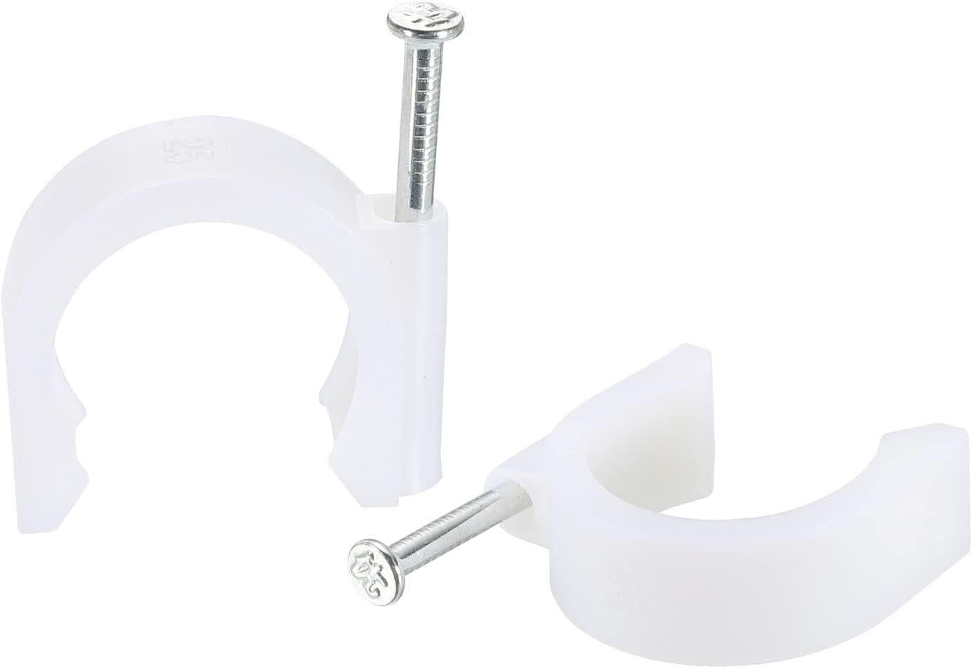 Amazon.com: uxcell Round Cable Clips, 22mm 24 Pcs PE Cord Management ...