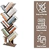 Amazon.com: Labcosi 8 Tier Tree Bookshelf, Floor Standing Wood Tree ...
