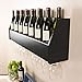 Amazon.com: Floating Wine Rack in Black : Home & Kitchen