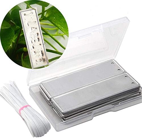 Emboss-o-tag Double Sided Write On Metal Labels for Outdoor, Gardening ...