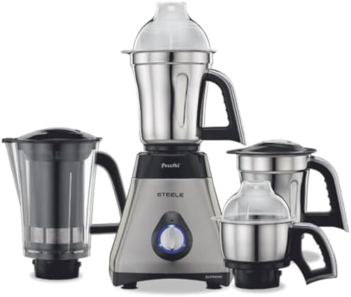 Buy Preethi Zodiac Stardust Mixer Grinder for Kitchen, 5 Jars 750 Watt ...