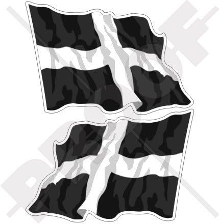 Amazon.com: CORNWALL Cornish Waving Flag St Piran's Cross England ...
