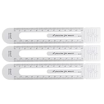 Amazon.com: HARFINGTON 3pcs Straight Ruler 12cm Metric Aluminum Alloy ...