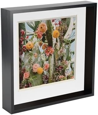 Nicola Spring 8 x 8 3D Shadow Deep Box Photo Frame - Craft Display ...