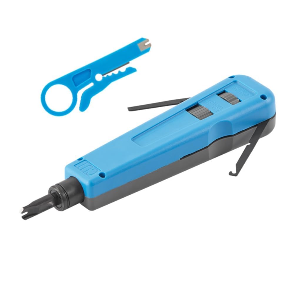 Punch Down Impact Tool with Double Blades, Network Wire Keystone Impact ...