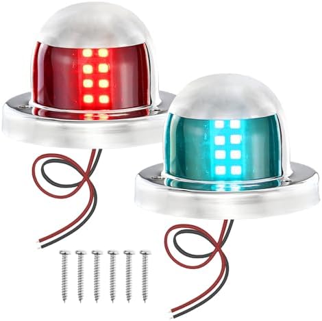 Amazon.com: CLGMarine Marine Navigation Lights, LED Boat Lights, 316 ...