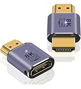 Maxhood 8K HDMI Male to Male Adapter, 48Gbps HDMI 2.1 Adapter Extender ...