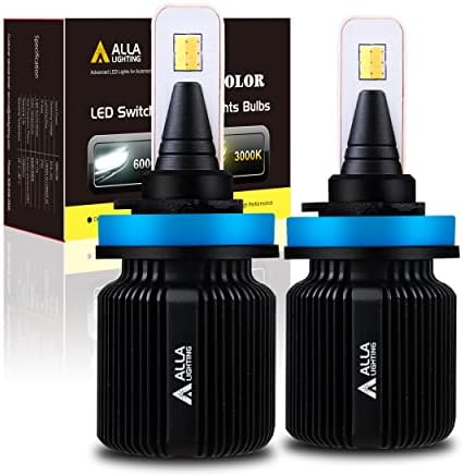 Amazon.com: Alla Lighting 8000lm H8 H11 Switchback LED Fog Lights or ...