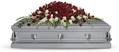 Amazon.com : Teleflora Garden of Grandeur Casket Spray - Deluxe Flower ...