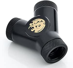 Amazon.com: Bitspower Y-Block Fitting with Triple Rotary G1/4" Female ...
