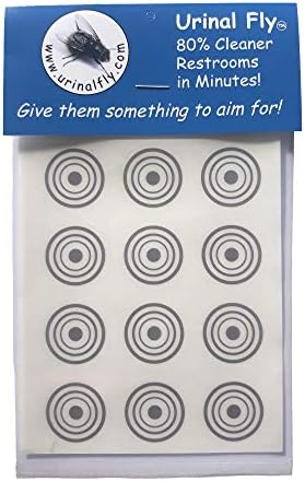 Amazon.com: Urinal Fly Toilet Stickers, 12 Pack, The Original Fly, 80% ...