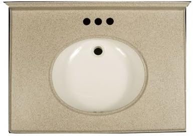 Imperial OGUW2522CAPSS Ogee Bathroom Vanity Top with Undermount White ...