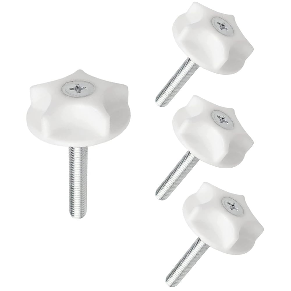 QIRUIRED 4 Pcs M8 x 51mm Headboard Fixings Bolts Easy Fit Headboard ...