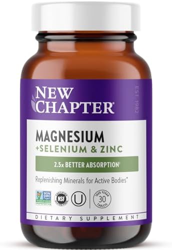 Amazon.com: New Chapter Magnesium-Selenium-Zinc Supplement, 325 mg ...