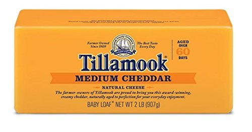 Tillamook Medium Cheddar Cheese Loaf 32 oz - Premium Quality Cheese ...