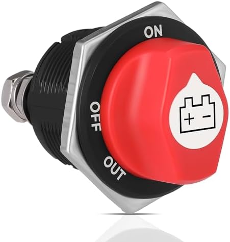 Amazon.com: ISINFLASH Battery Disconnect Swicth 200A, 12-48V Battery ...