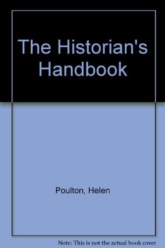 The Historian's Handbook: Poulton, Helen: Amazon.com: Books
