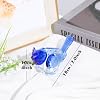 Amazon.com: Qianwei Blue Crystal Bird Figurine Collectible - Cardinal ...