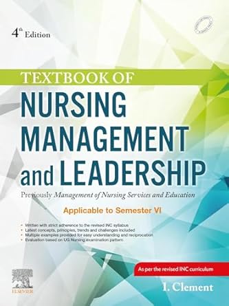 Textbook of Nursing Management and Leadership - E-Book eBook : I ...