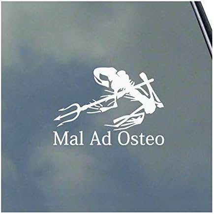 Amazon.com: KLO Graphics Mal Ad Osteo Seal Bone Frog Vinyl Sticker ...