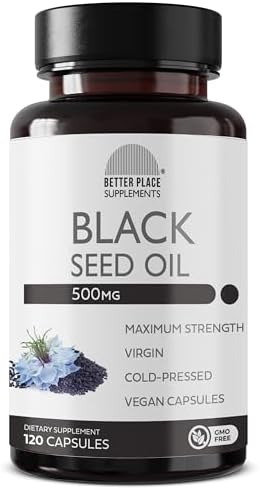 Amazon.com: Black Seed Oil Capsules | (Non-GMO & Vegan) Cold-Pressed ...