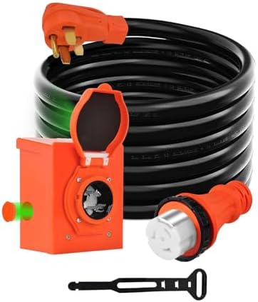Amazon.com: HZXVOGEN 30 Amp Generators Cord and Pre-Drilled Power Inlet ...