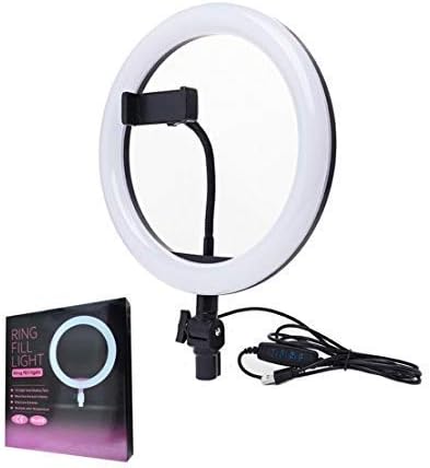 E-Zilla Makeup Ring Lights 10" Portable LED Selfie Lights (26cm) for Camera, Phone, TIK Tok ...