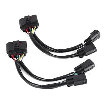 Amazon.com: for 09-18 Dodge Ram Conversion Harnesses - Quad Housing to ...