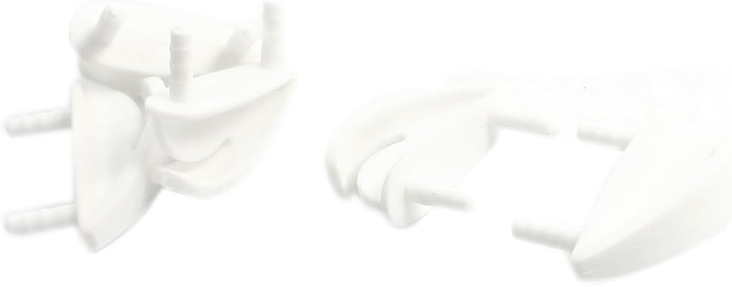 Amazon.com: uxcell 5Pcs RC Airplane Spare Parts White Plastic Wing ...