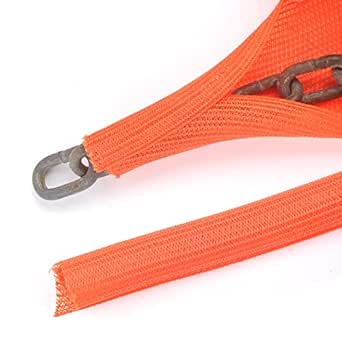 10 ft High Visibility Chain Cover Kit High Visibility Orange Cover ...