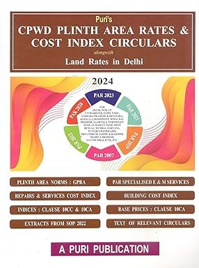 Puri's, Cpwd Plinth Area Rates & Cost Index Circulars - Edition 2024 ...