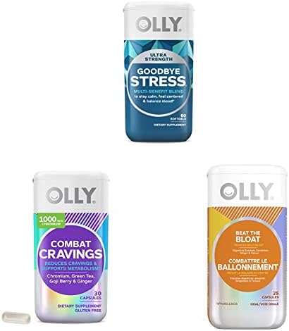 Amazon.com: OLLY Ultra Strength Goodbye Stress Softgels (60 Count ...