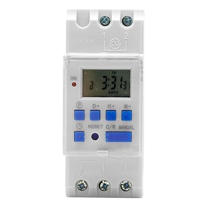 LEYDEN® AHC30A, 220VAC Din Rail Timer Switch Electrical On Off, 18 ON ...