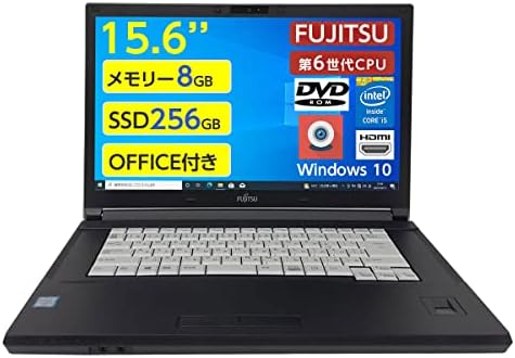 Amazon.co.jp: FUJITSU LIFEBOOK A576 6th Generation Laptop with office ...