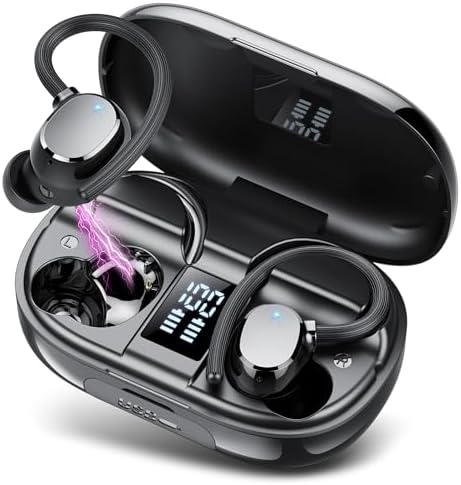 Amazon.com: PocBuds Bluetooth Headphones Wireless Earbuds 80hrs ...