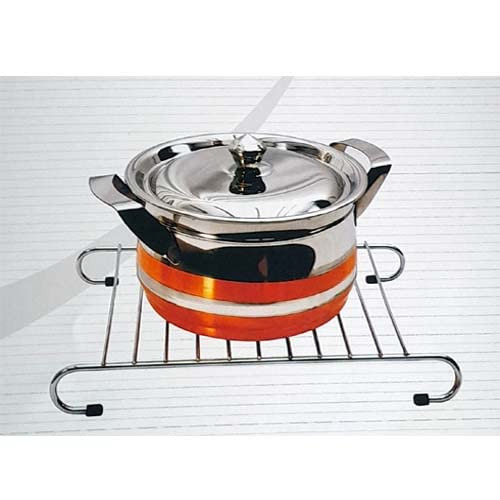 Buy Hot Plate Stand Stainless Steel - Pack of 1 Silver Color Stand ...