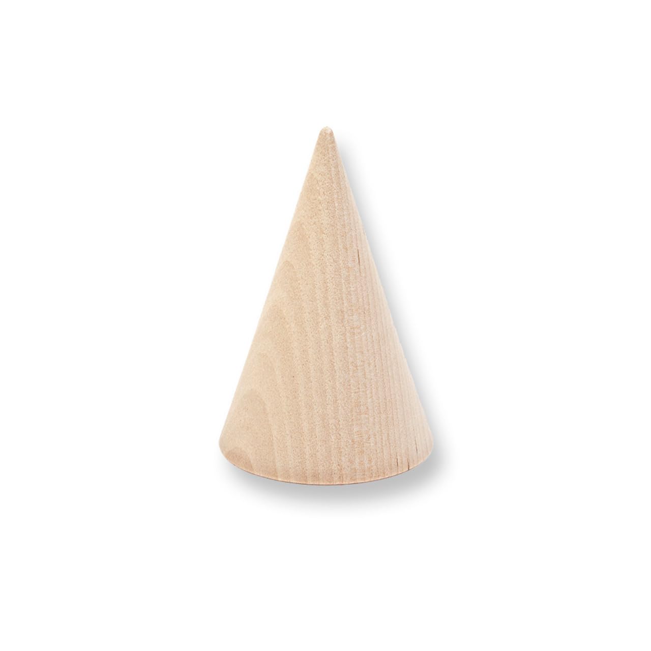 Amazon.com: 5 Pcs, Solid Wood Cone 2" Base Diameter X 3" Tall ...